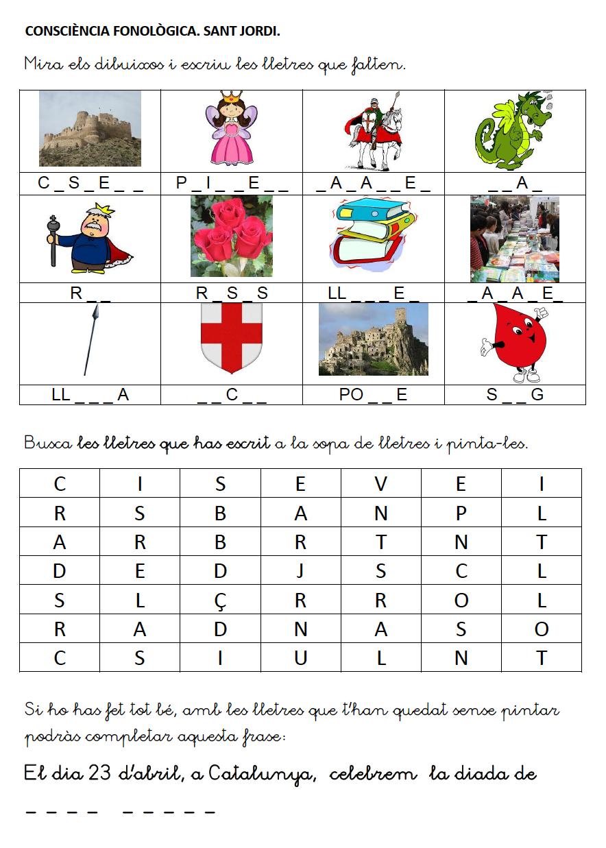 Recursos para trabajar la leyenda de Sant Jordi – MonsPetits