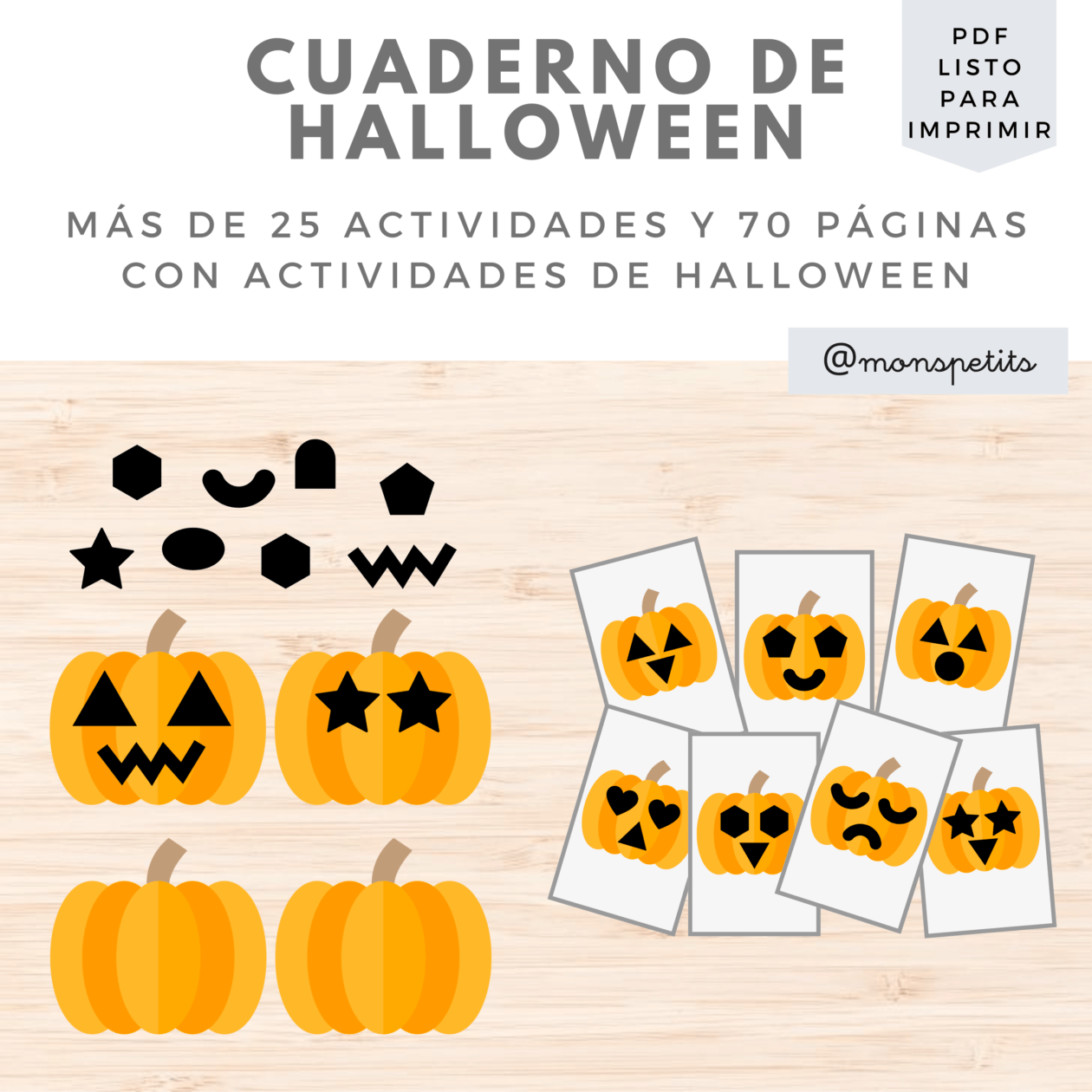 Cuaderno de Halloween para descargar e imprimir – MonsPetits