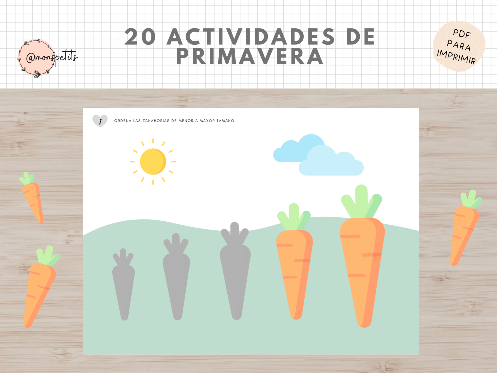 20 actividades de primavera para descargar e imprimir - Educación ...