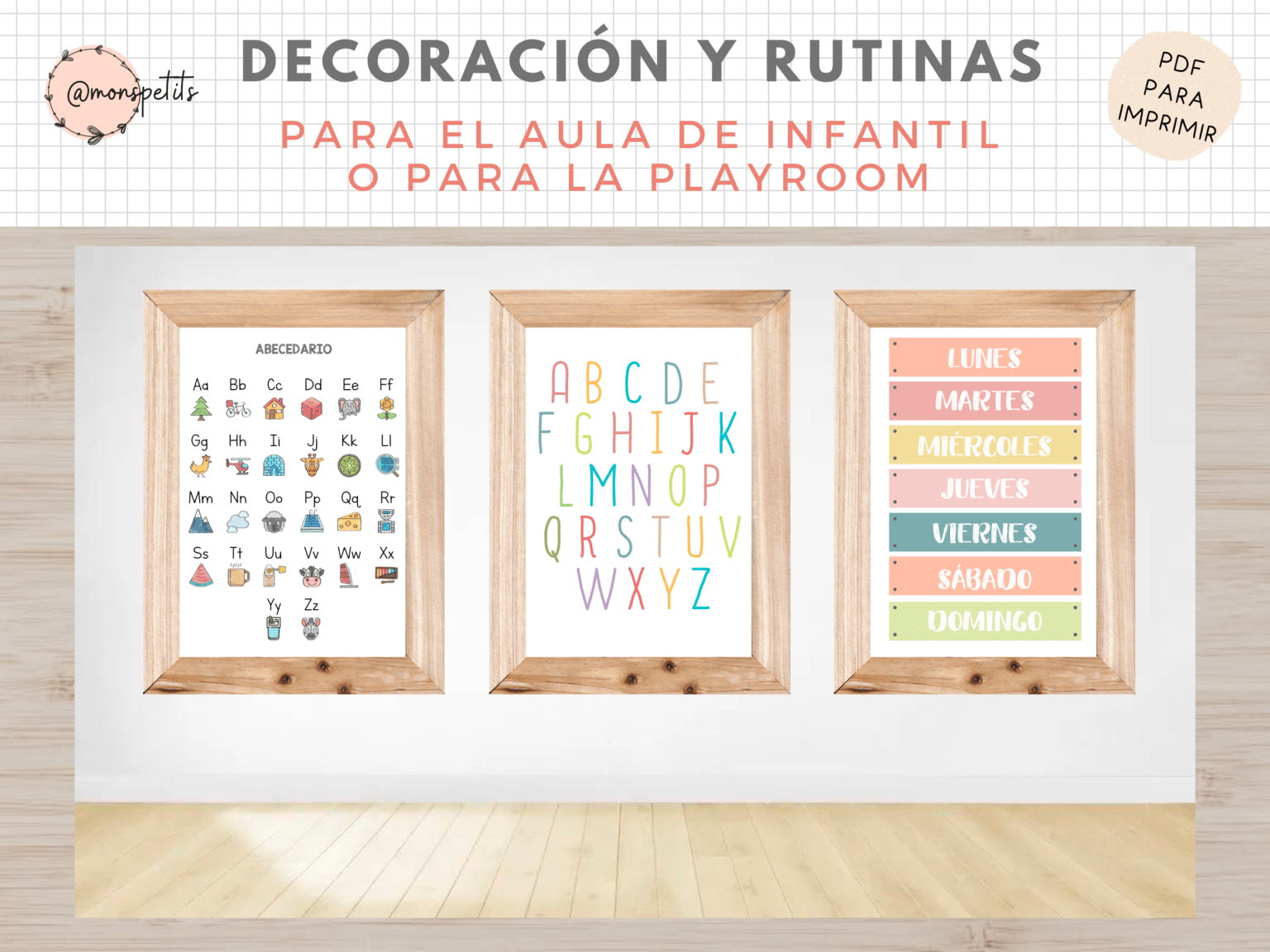 Pack de decoración para el aula de infantil o playroom – Imprimible ...
