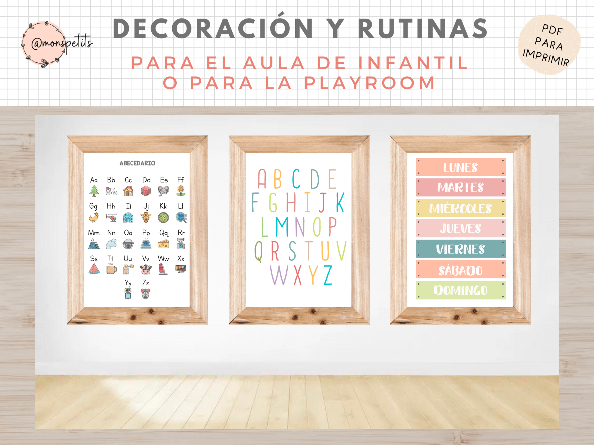 Pack de decoración para el aula de infantil o playroom – Imprimible ...