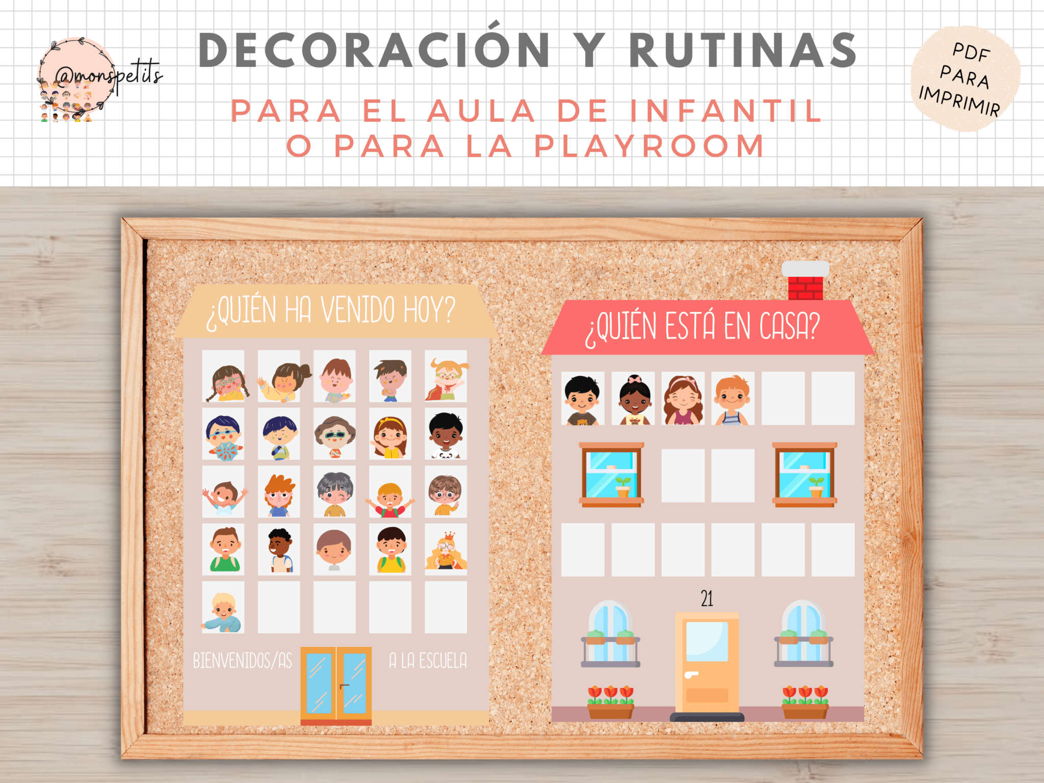 Pack de decoración para el aula de infantil o playroom – Imprimible ...