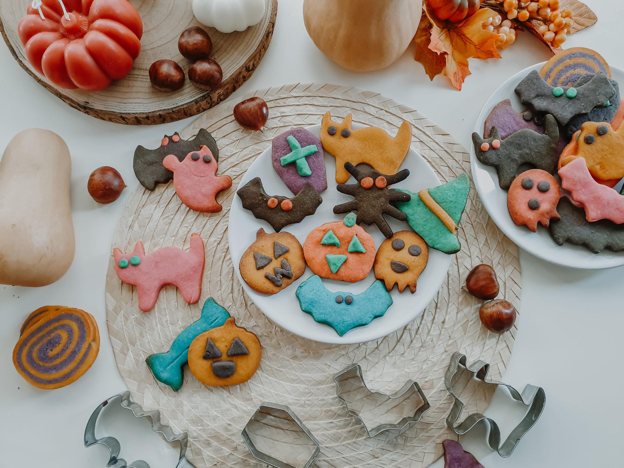 Receta de galletas de colores para Halloween – MonsPetits