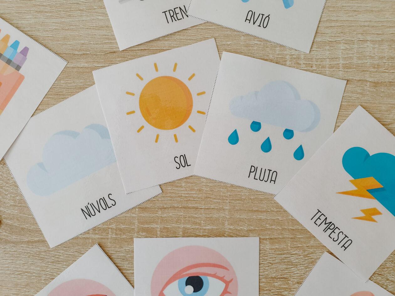 Imprimible: 210 tarjetas de vocabulario para bebés – MonsPetits
