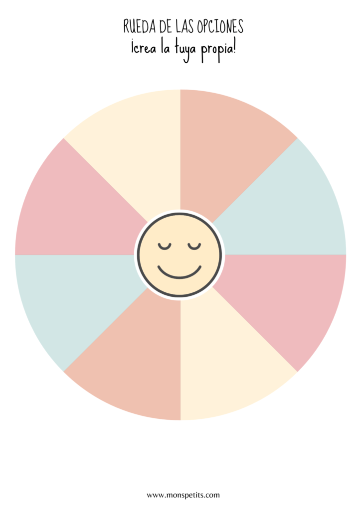 La rueda de las opciones: una herramienta para la calma – MonsPetits