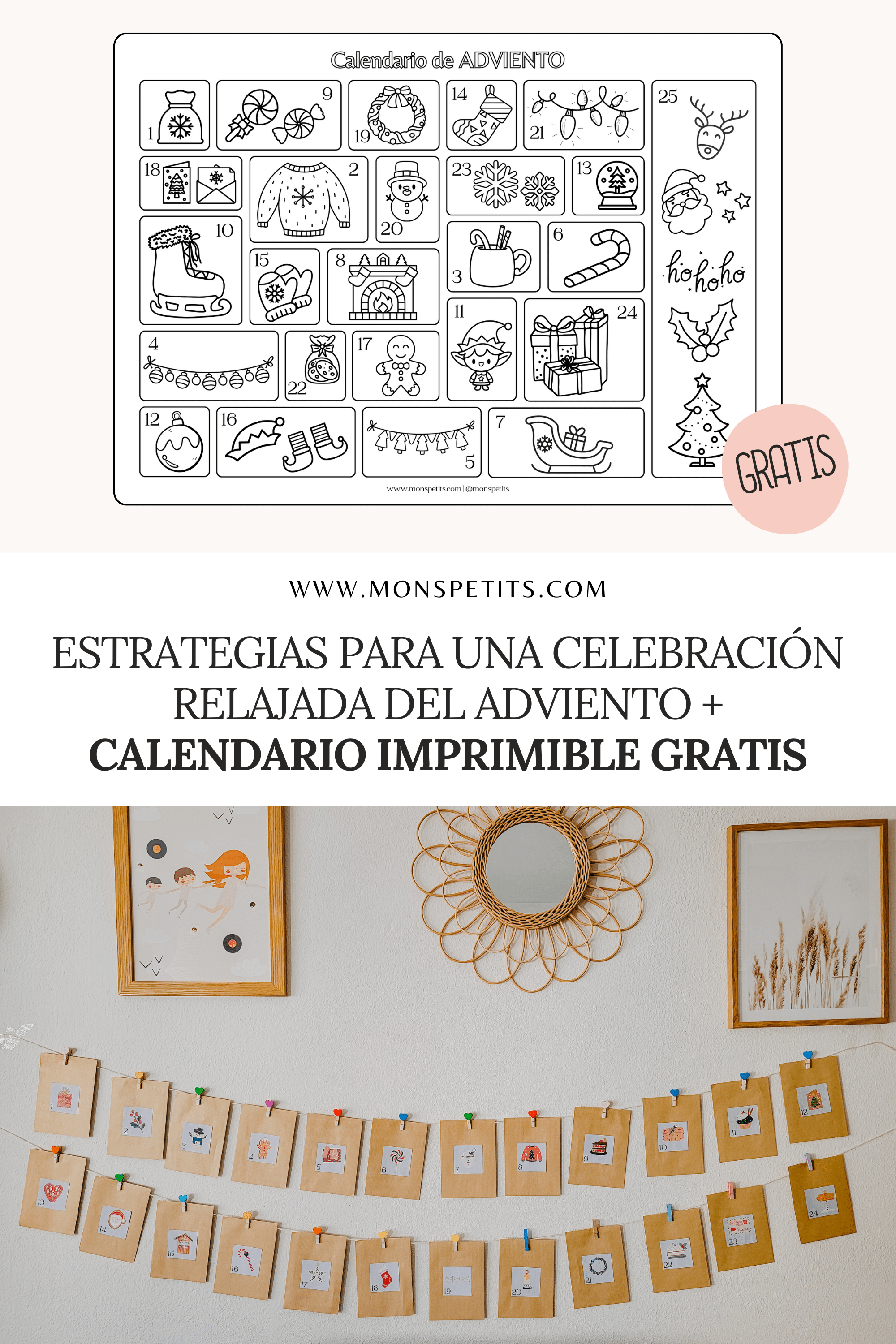 Estrategias para una Celebración Relajada del Adviento + Imprimible ...