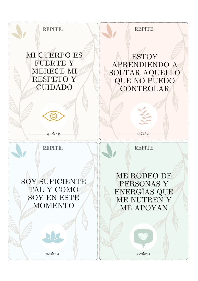 Calendario con 31 Ideas para el Autocuidado + Imprimible Gratis ...