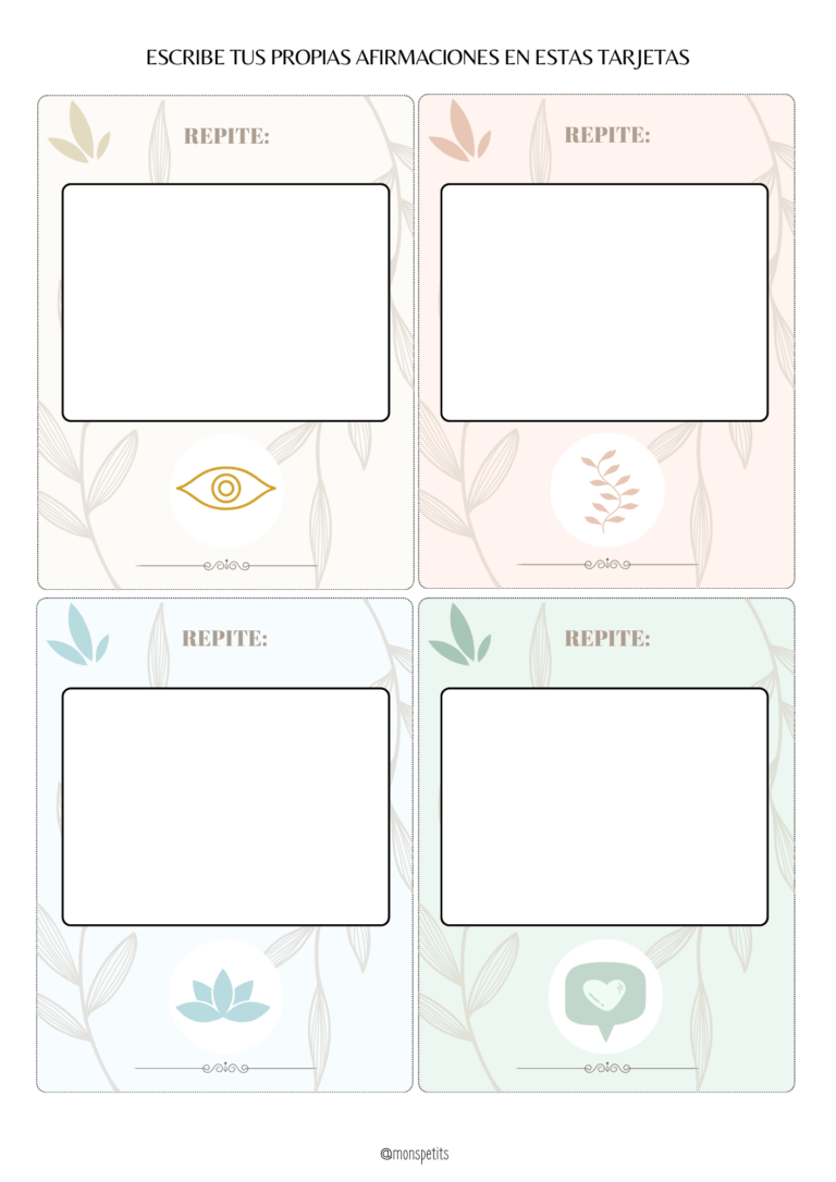 Calendario con 31 Ideas para el Autocuidado + Imprimible Gratis ...