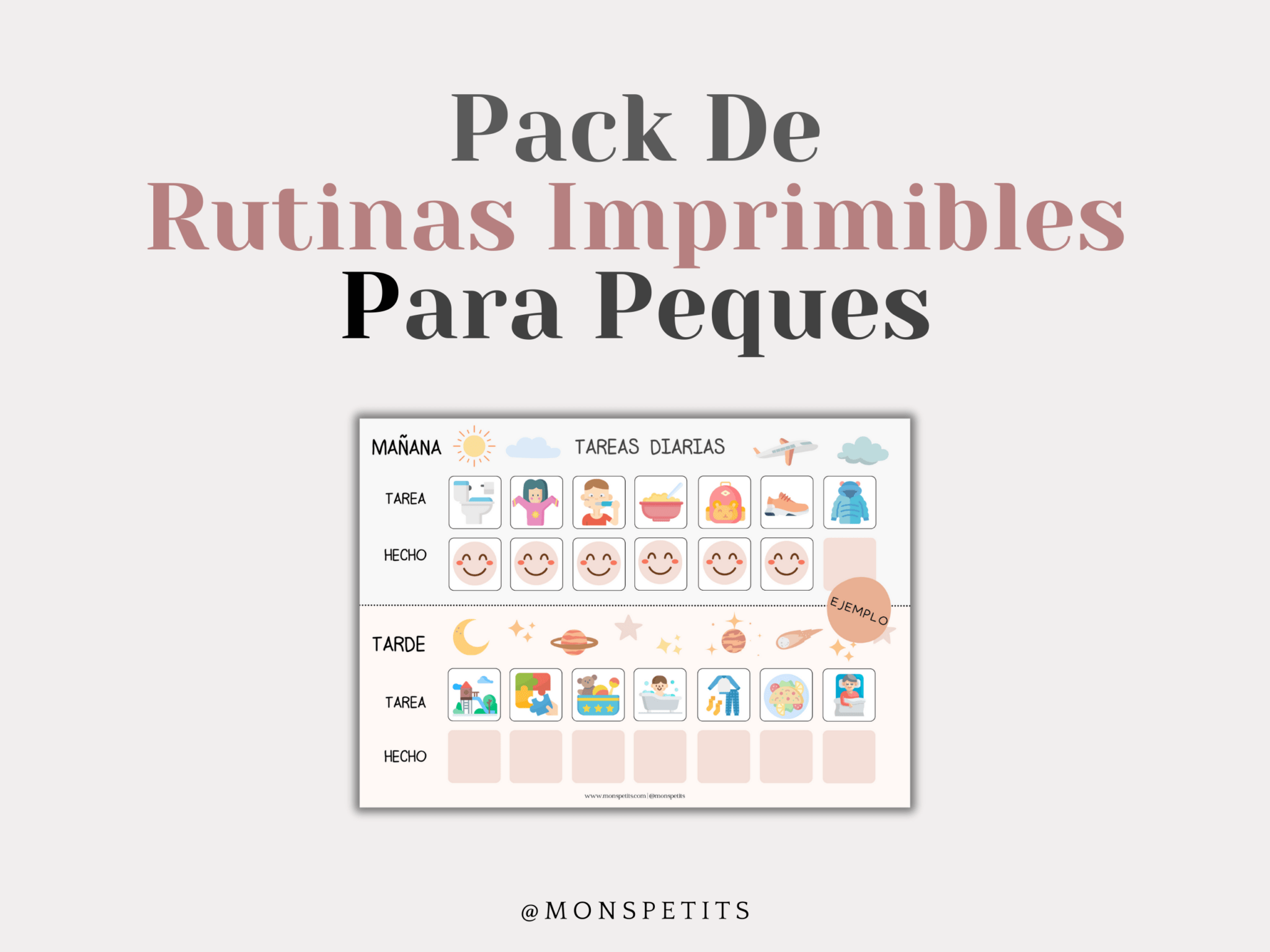 Rutinas Infantiles – MonsPetits
