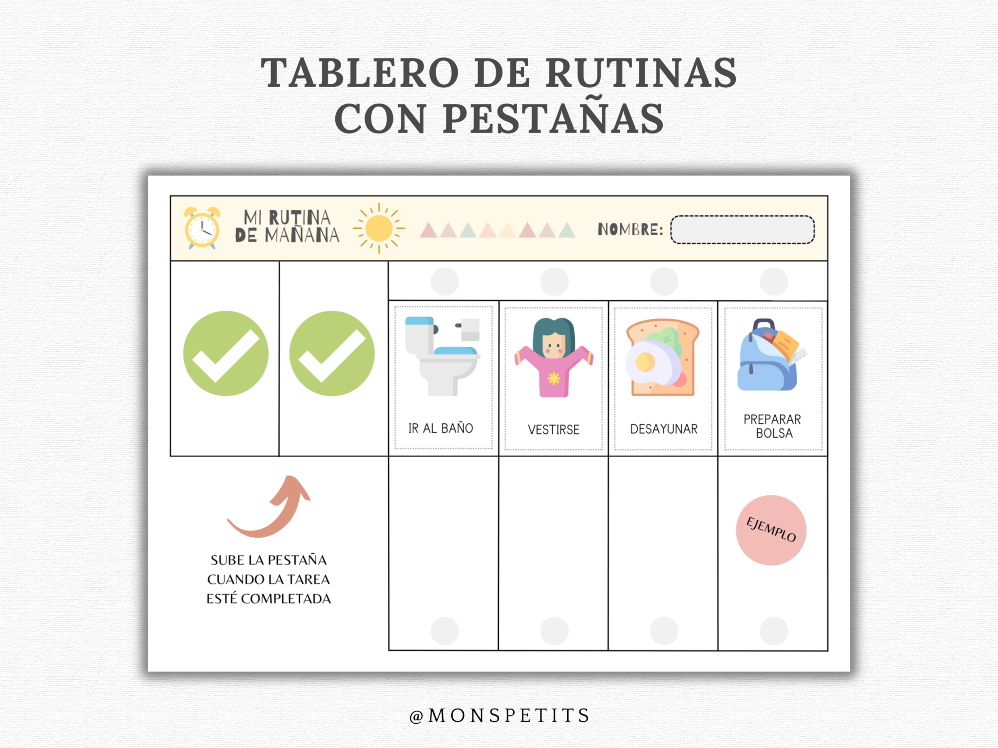 Organiza las Rutinas de tus Peques con este Completo Pack de Plantillas ...