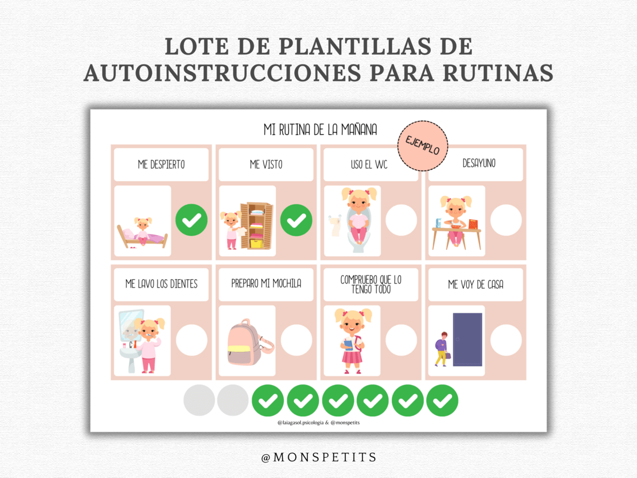 Organiza las Rutinas de tus Peques con este Completo Pack de Plantillas ...