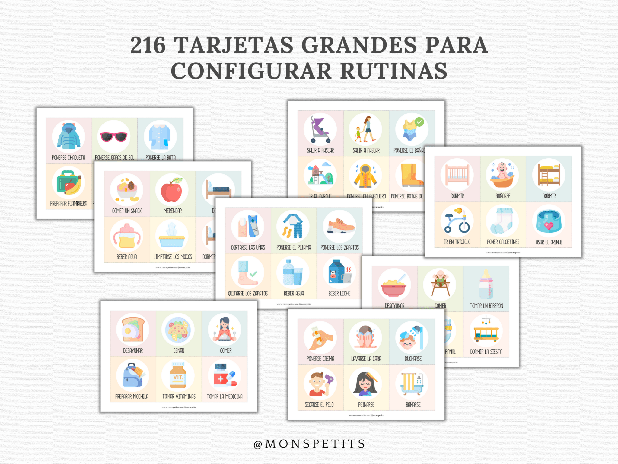 Organiza las Rutinas de tus Peques con este Completo Pack de Plantillas ...