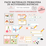 Imprimibles de primavera para aprender de forma autónoma + imprimible ...
