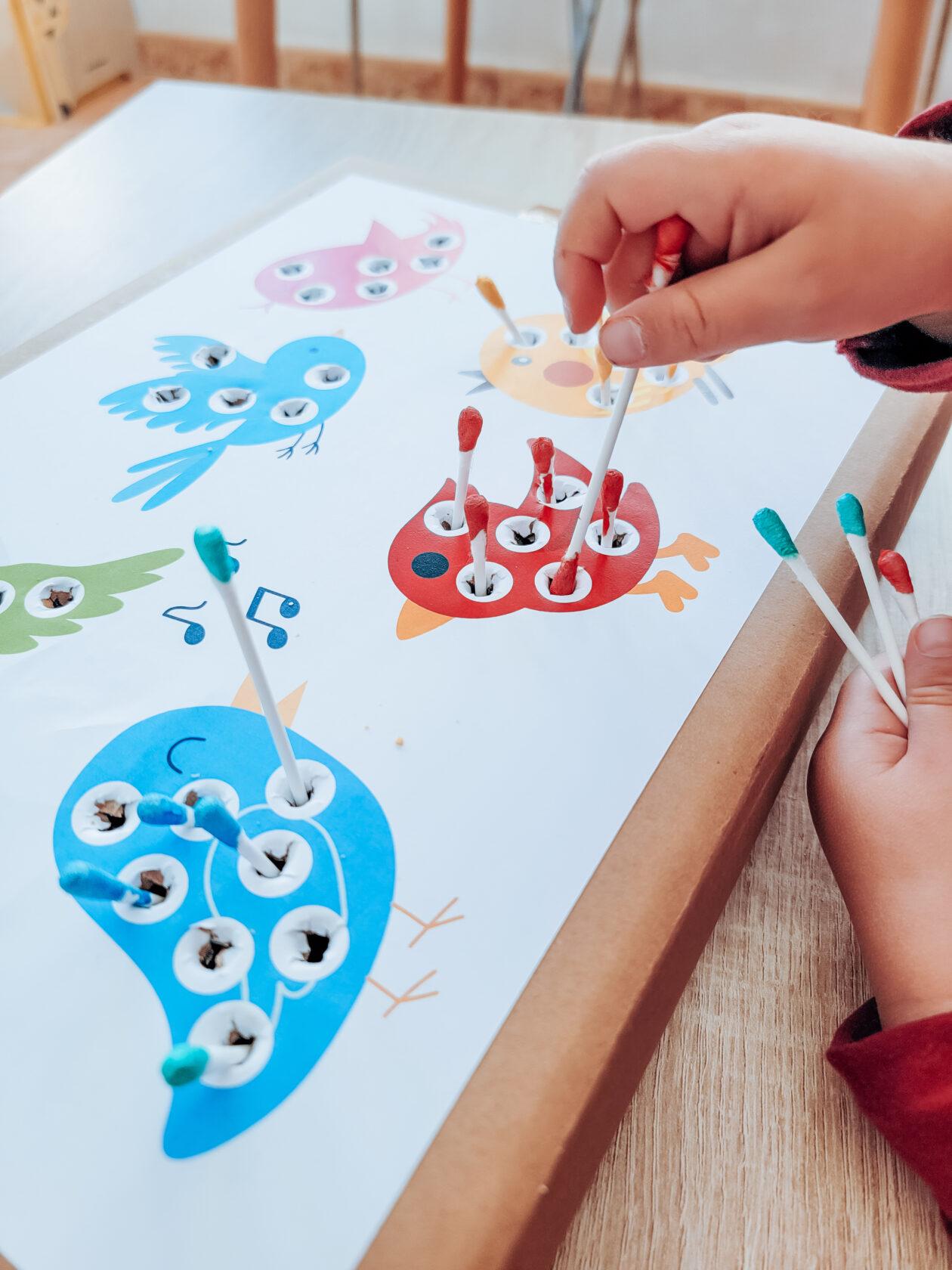 Dibujos con puntitos para trabajar la motricidad fina – MonsPetits