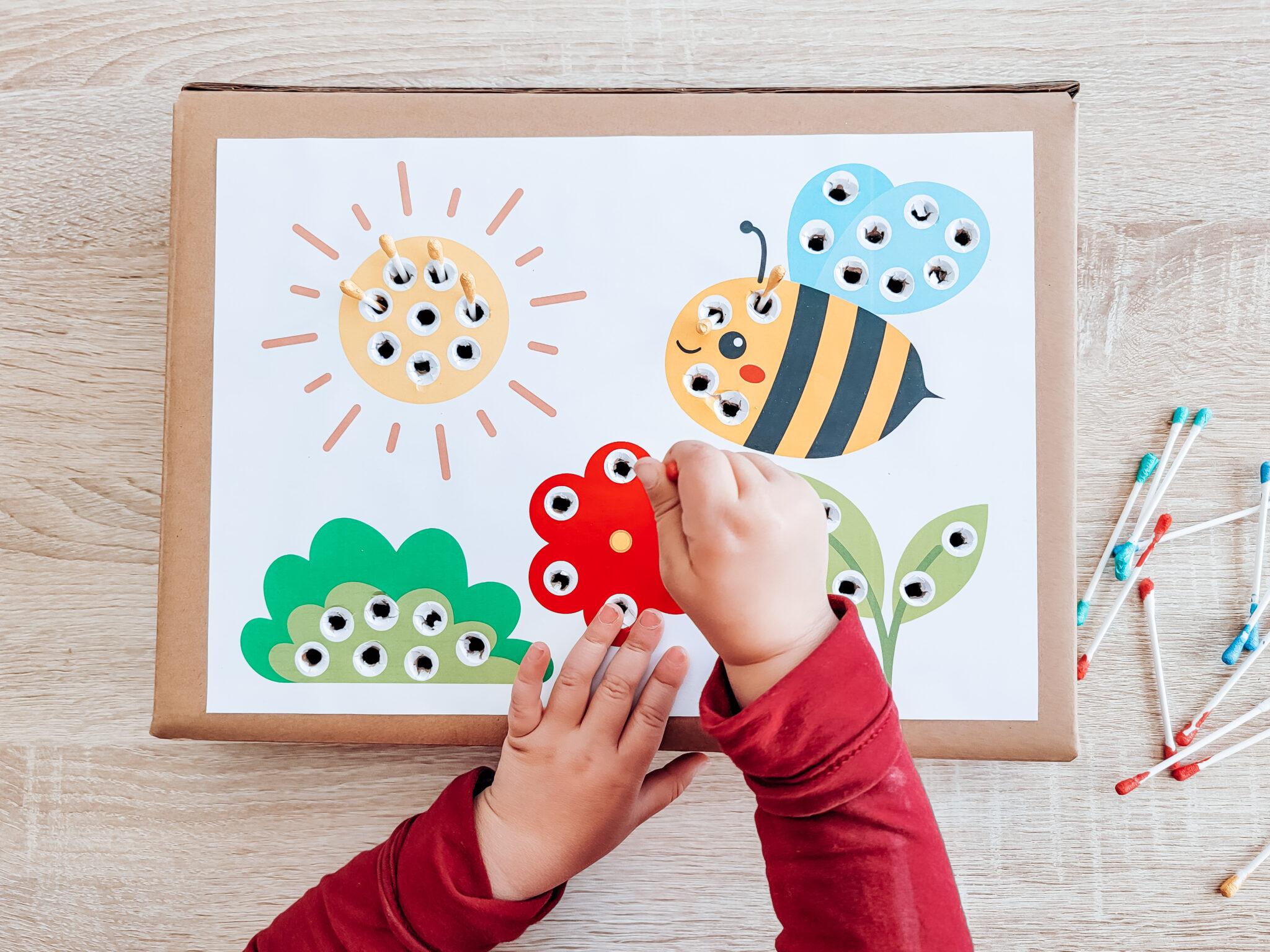 Dibujos con puntitos para trabajar la motricidad fina – MonsPetits