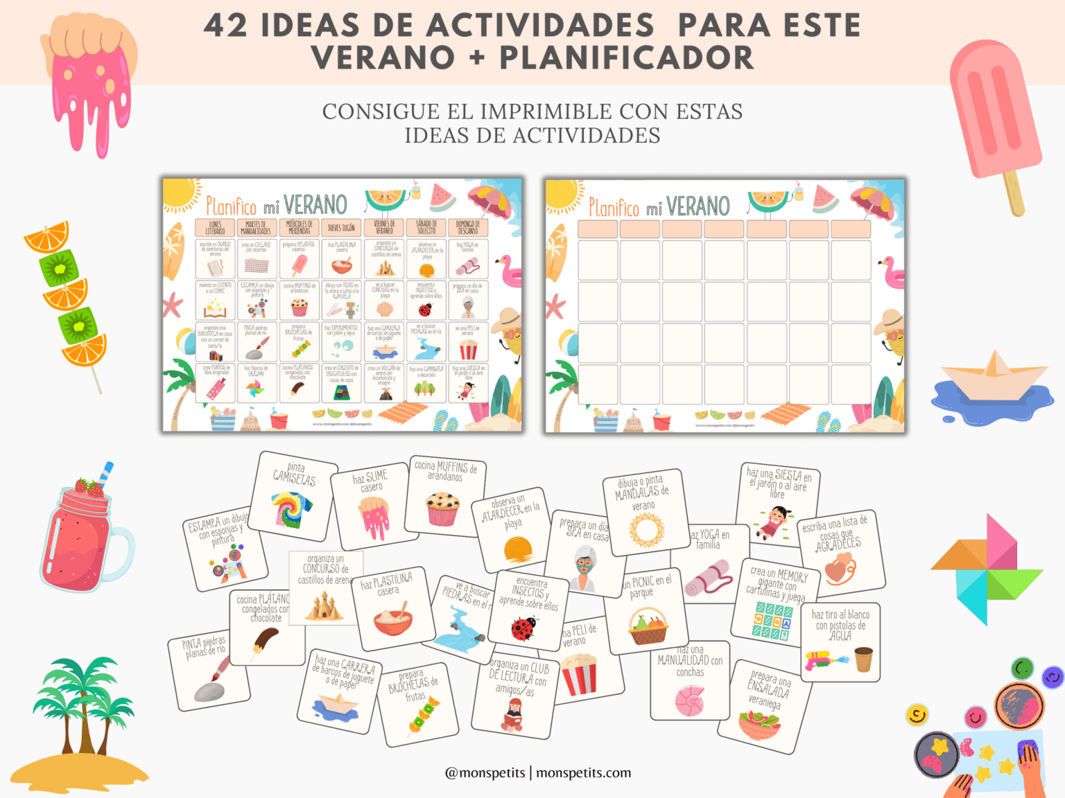 42 Ideas de Actividades Educativas para Este Verano – MonsPetits