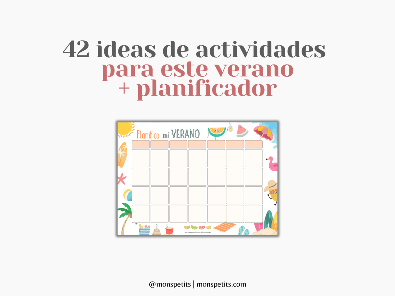 42 Ideas de Actividades Educativas para Este Verano – MonsPetits