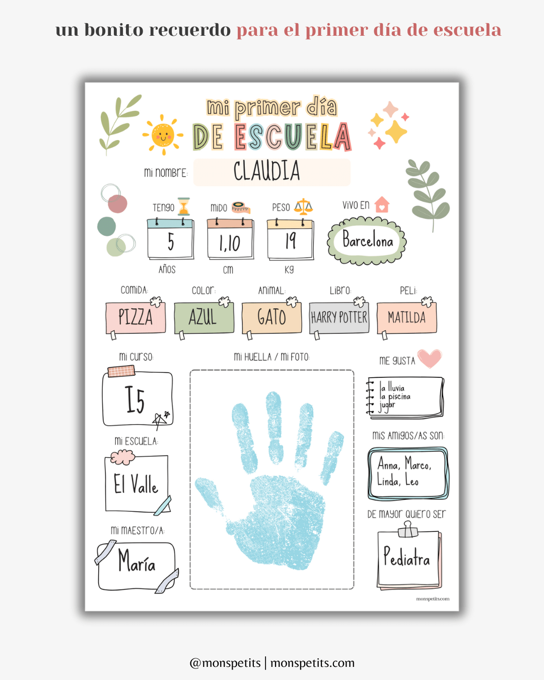 Imprimibles Para El Primer Día De Preescolar Coronas Para Regalar A