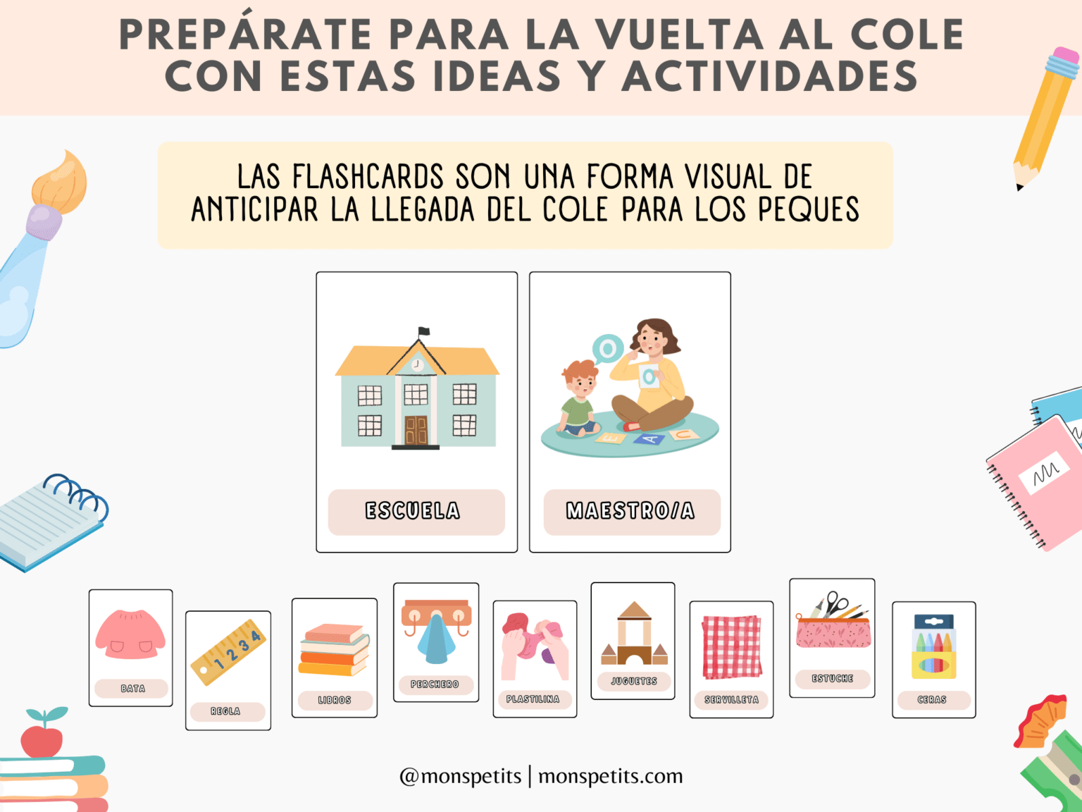 Prepárate para la Vuelta al Cole con Estas Ideas y Actividades – MonsPetits