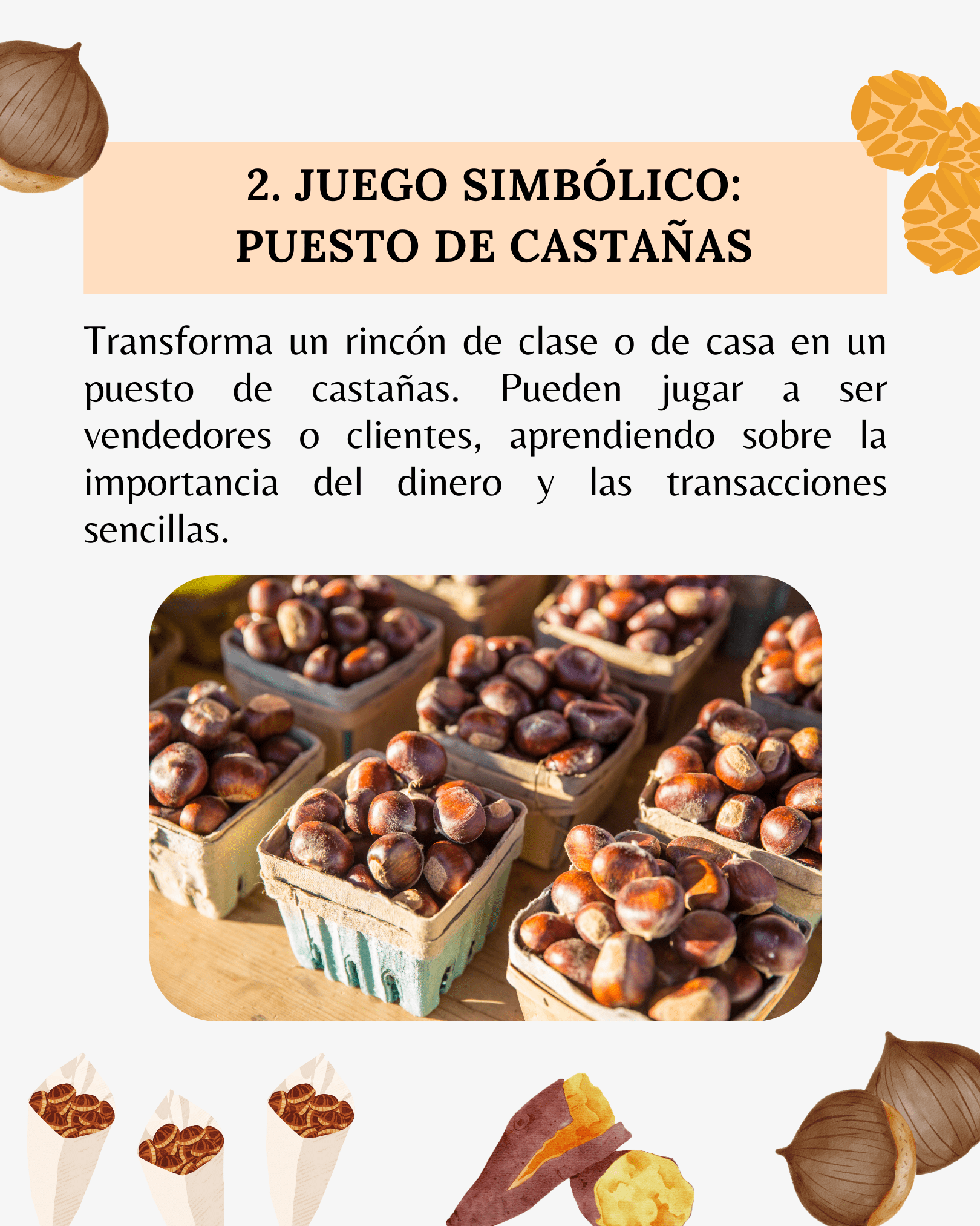 Actividades para celebrar la Castanyada en el aula de infantil ...