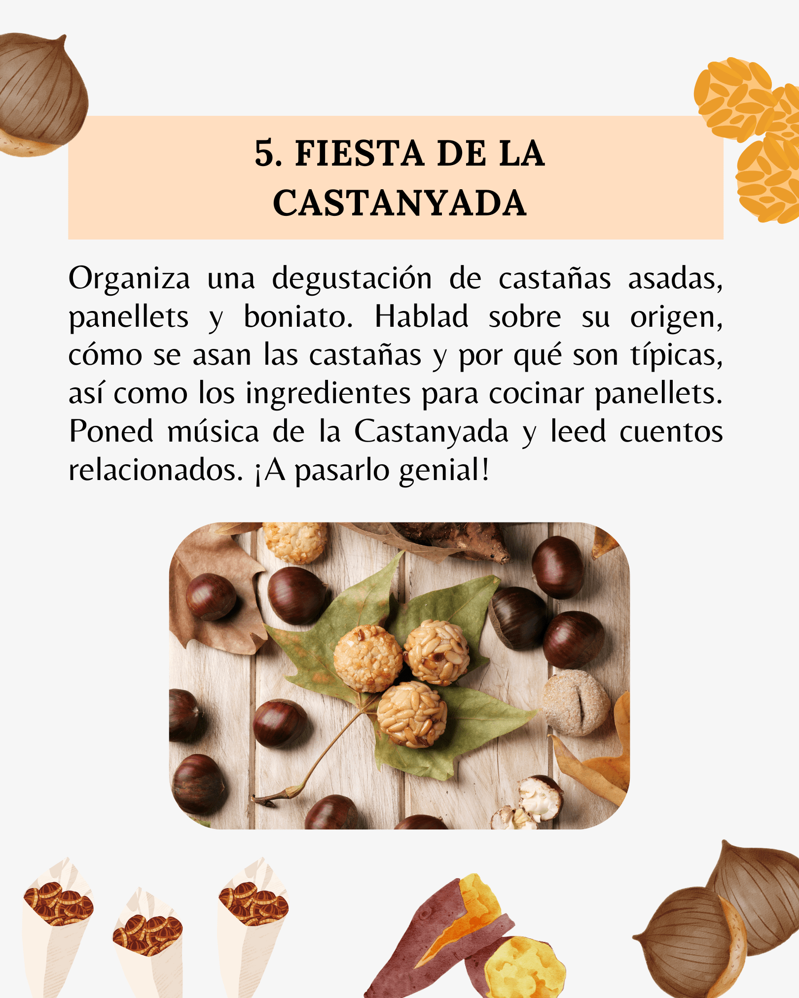 Actividades para celebrar la Castanyada en el aula de infantil ...