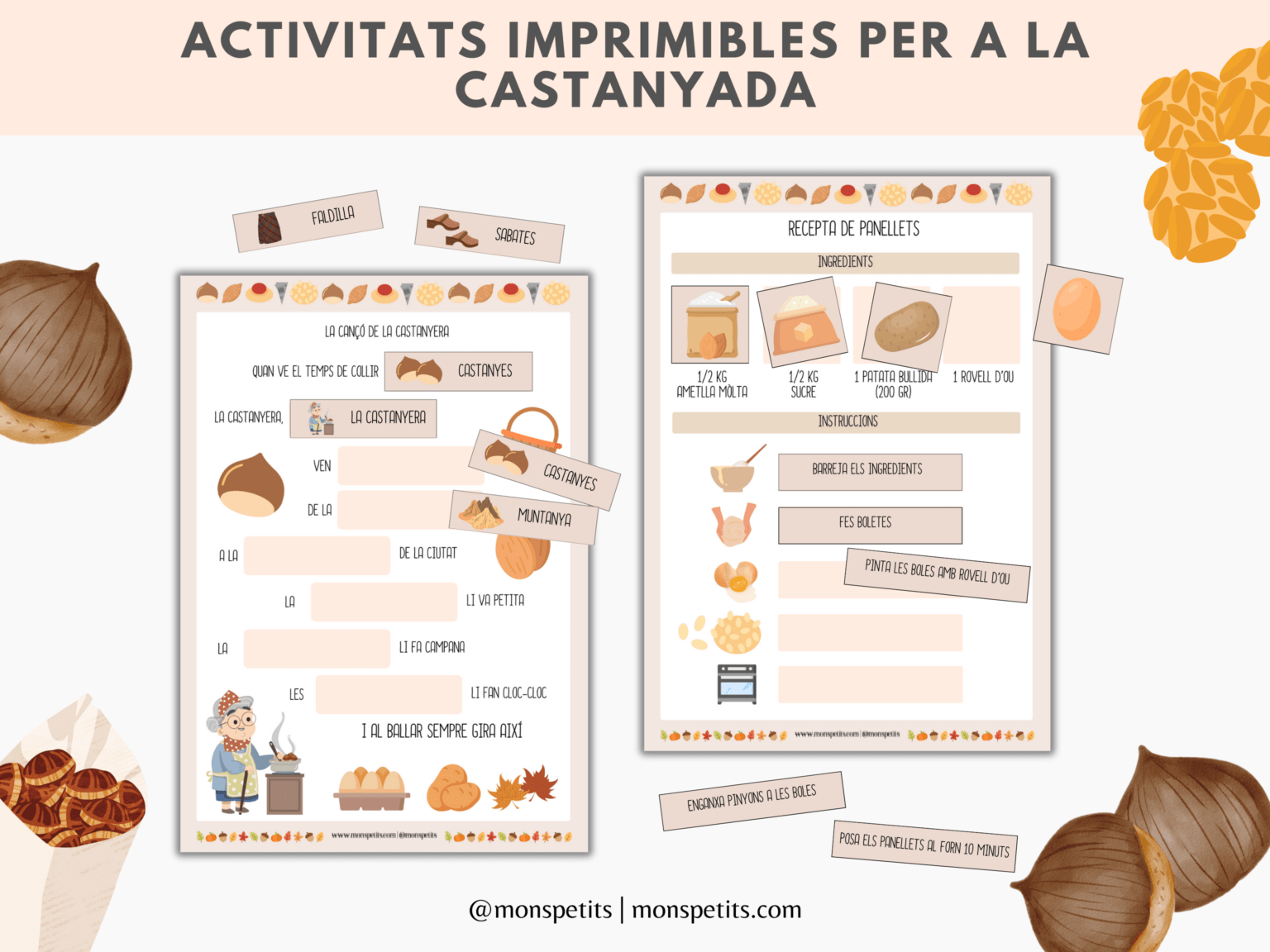 Actividades para celebrar la Castanyada en el aula de infantil ...