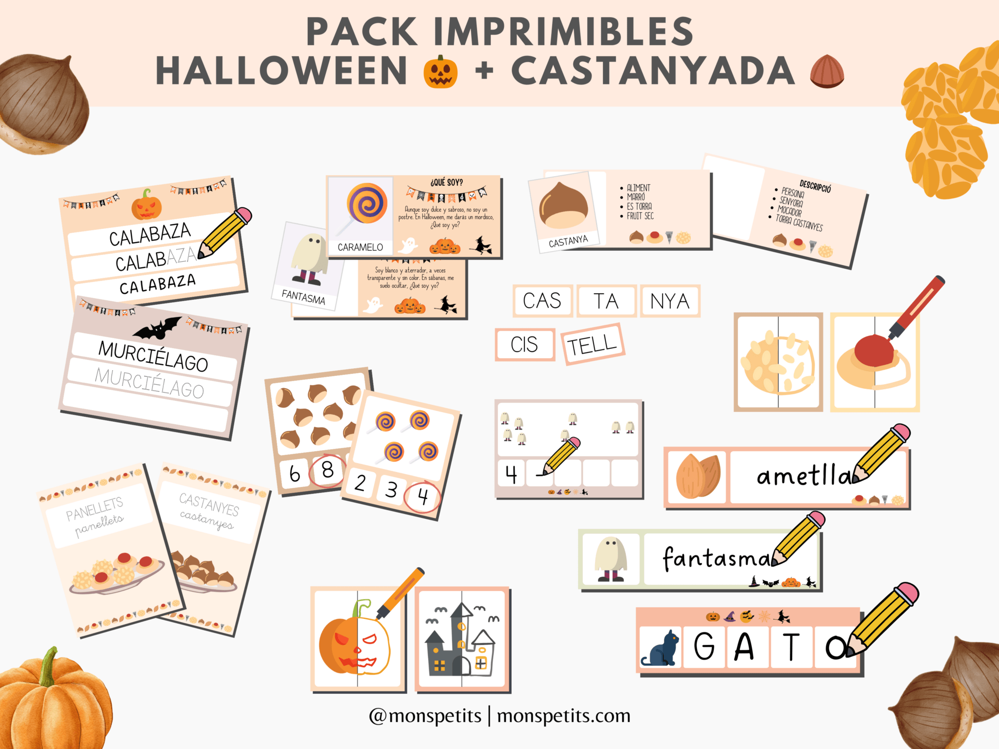 Actividades para celebrar la Castanyada en el aula de infantil ...
