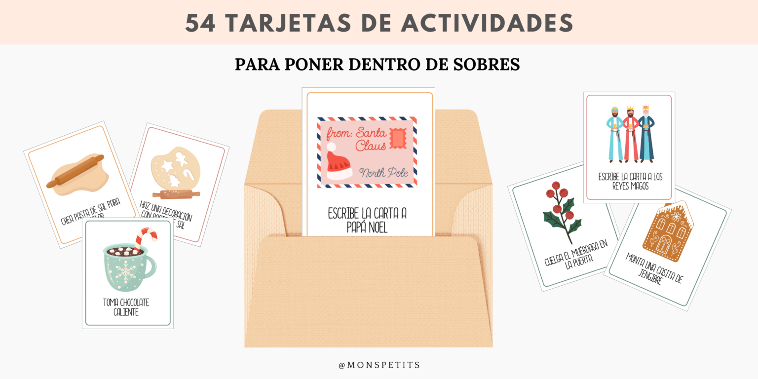 Crea tu propio calendario de Adviento fácil y personalizado + pdfs ...