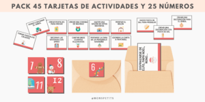 Crea tu propio calendario de Adviento fácil y personalizado + pdfs ...