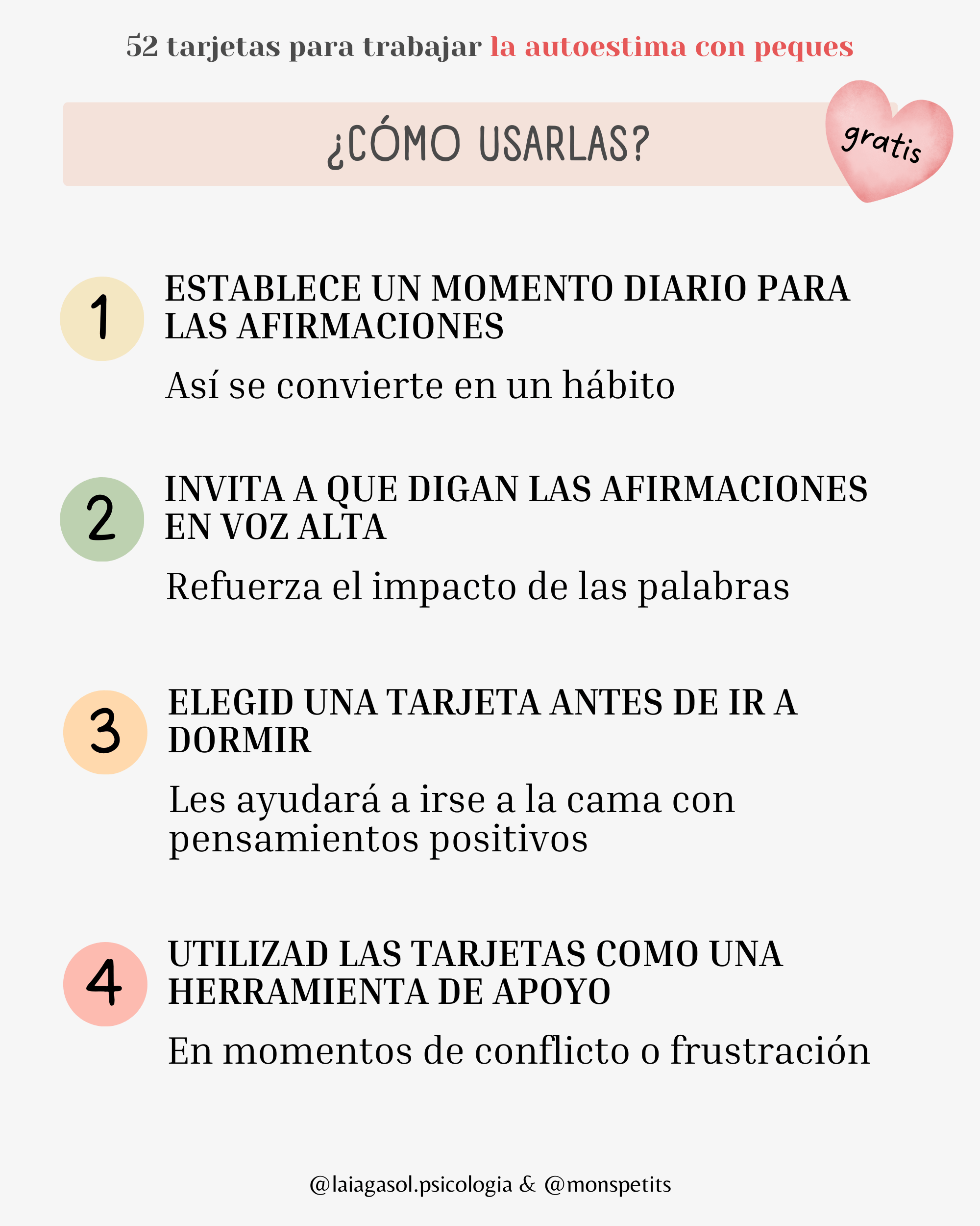 Afirmaciones positivas para peques: 52 tarjetas imprimibles para ...