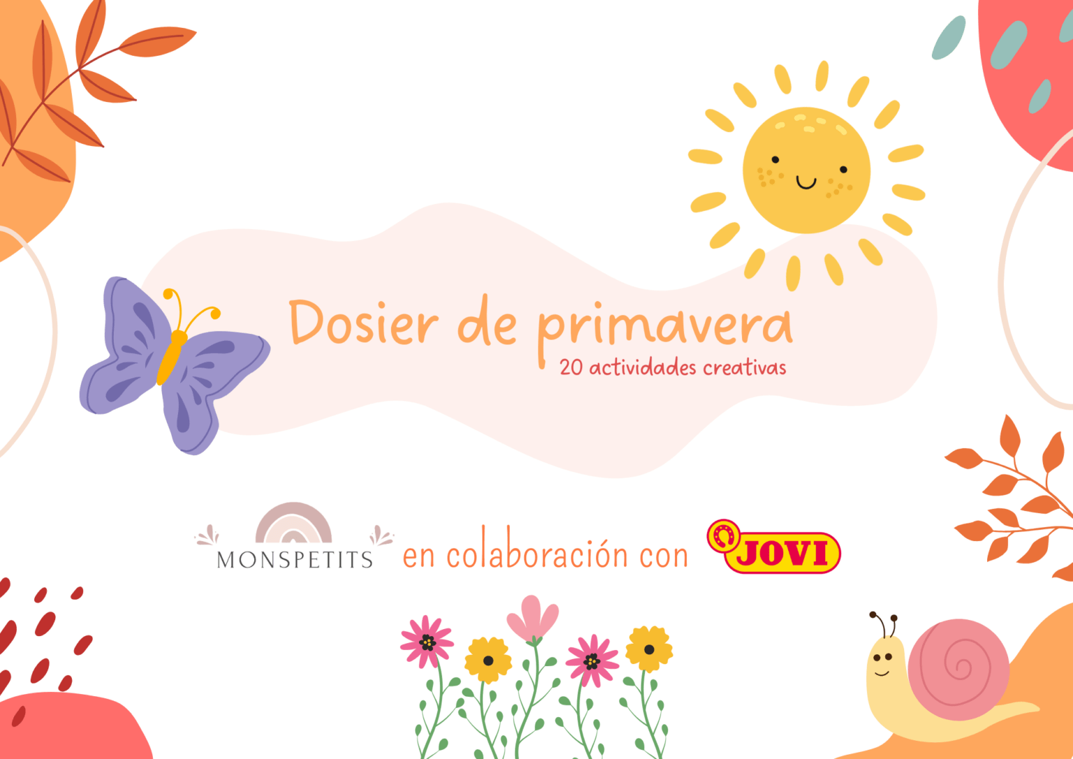 20 actividades de primavera creativas para niños y niñas con materiales ...